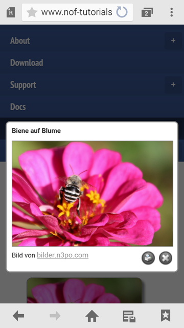 NetObjects Fusion Responsive Navigation mit SmartMenus horizonal
